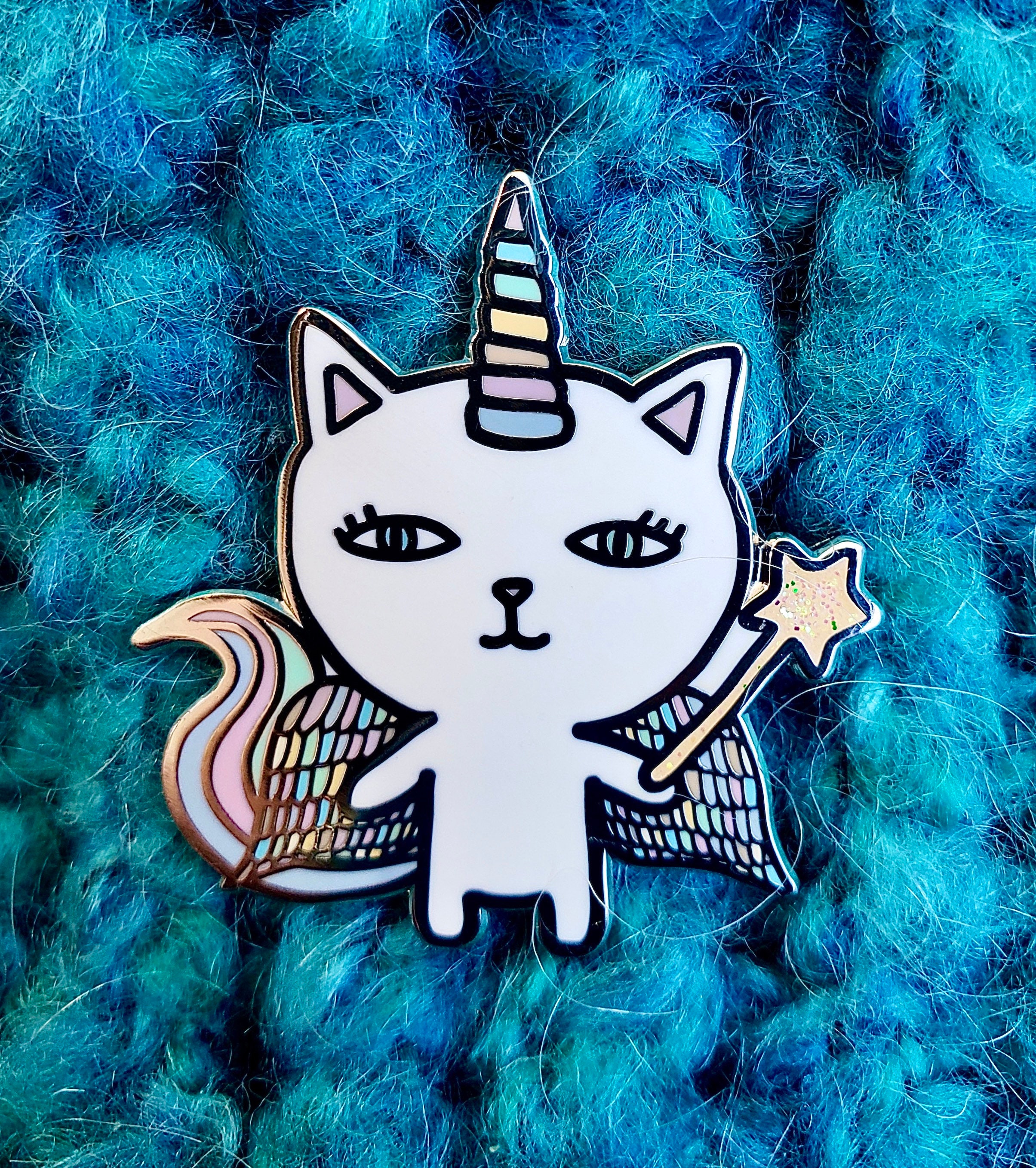 Meowgical Kittycorn 1.5 Hard Enamel Pin - Etsy