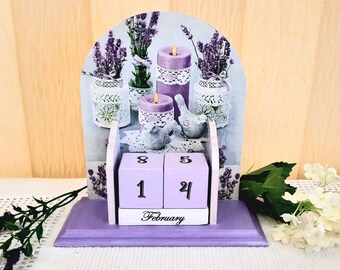 Lavender Calendar - Etsy