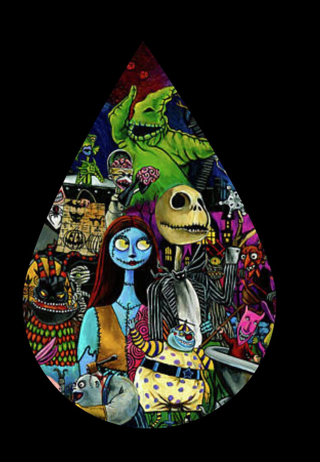 NMBC Teardrop Earring Sublimation PNG Image Download - Etsy