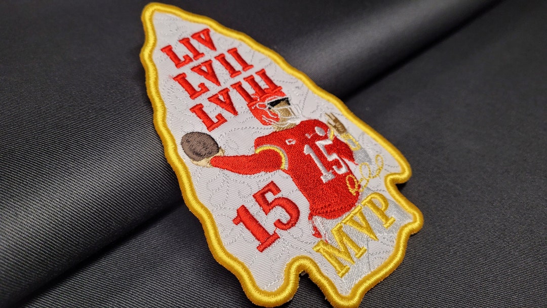 KC Chiefs Super Bowl Iron on or Velcro Patch: Patrick Mahomes ...