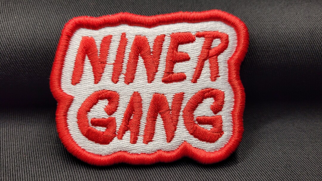 Bang Bang Niner Gang Patch - Iron on - San Francisco 49ers (3" X 2.375 ...