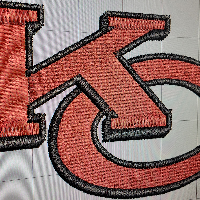 Sewing Embroidery Kc Chiefs - Etsy UK