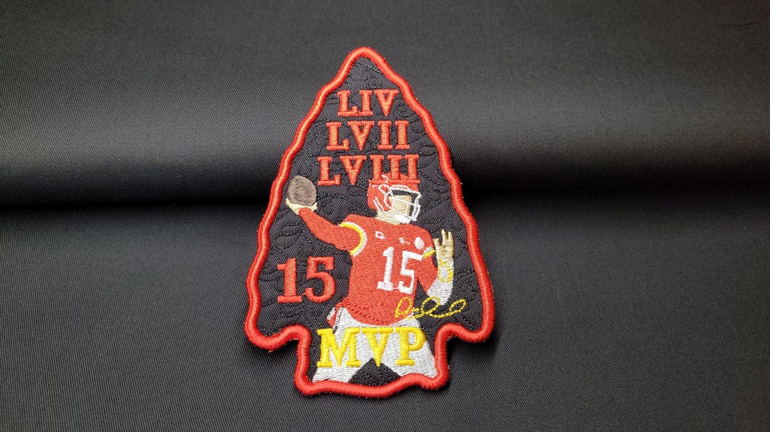 KC Chiefs Super Bowl Iron on or Velcro Patch: Patrick Mahomes ...