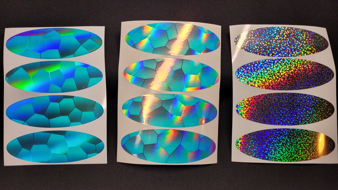 FISHING DECAL PACK - Silver Glitter Rainbow Scales Sticker for Flashers ...