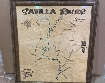 Custom River Maps - Etsy