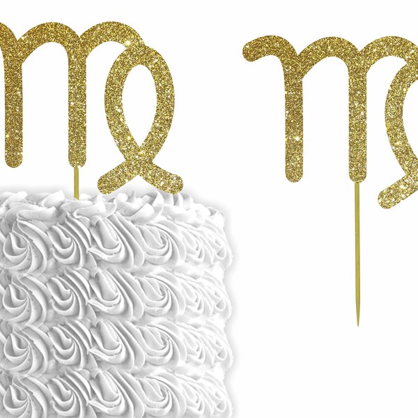 Virgo Cake Topper - Etsy
