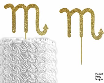 Glitter Zodiac Sign Aries Symbol Cake Topper Birthday Party - Etsy