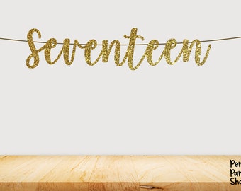 Seventeen Banner - Etsy
