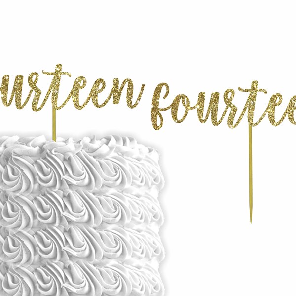 14th Birthday Cake - Etsy