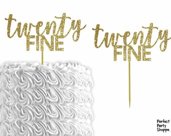 Glitter Forty 40 Fortieth Birthday Cake Topper 40th B-day Cake Topper ...