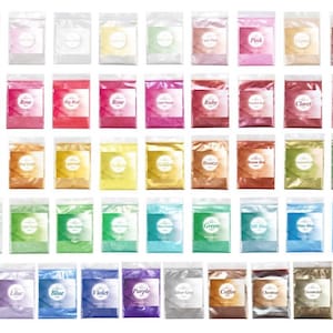 Wax Melt Mica Powders 70 Colors Epoxy Resin Pigment Natural Pigment ...