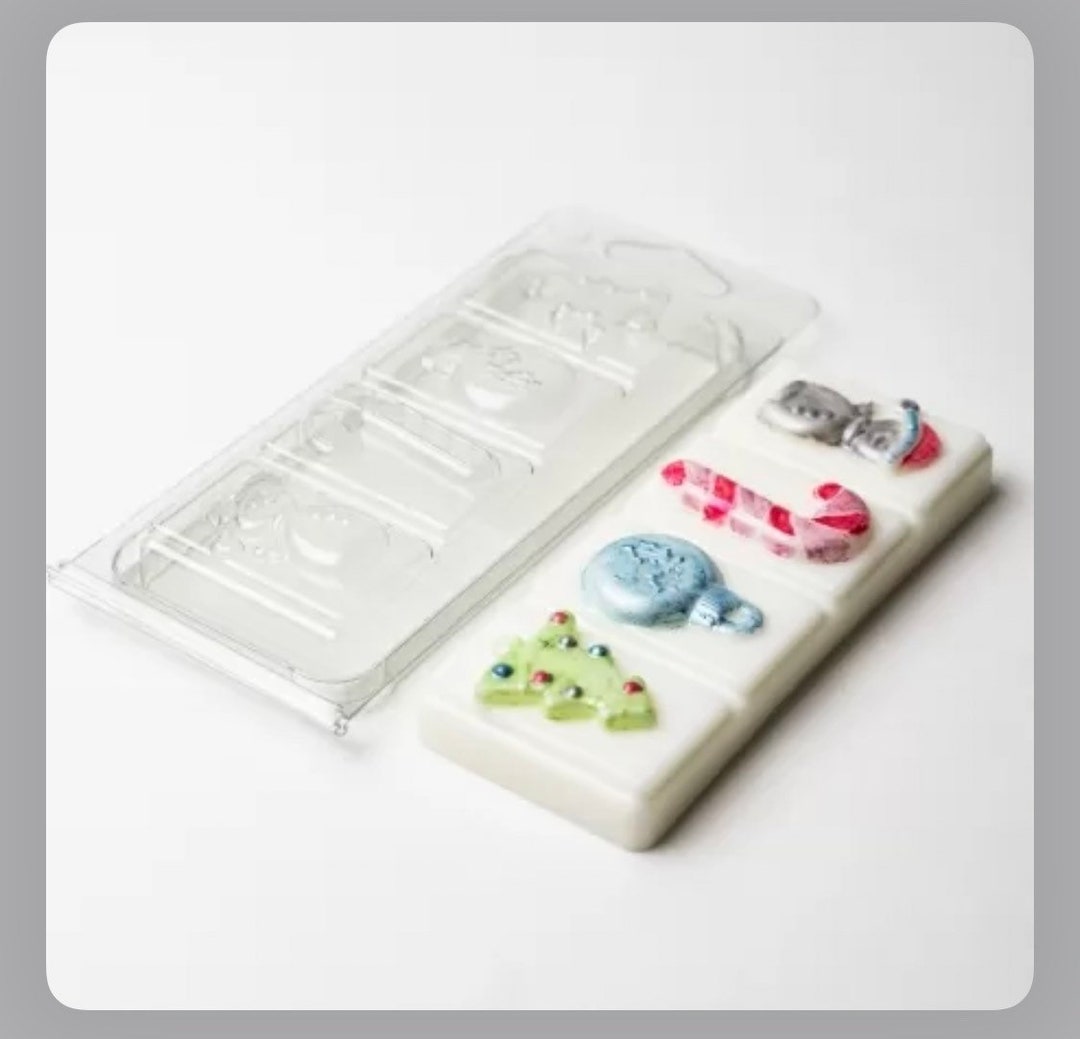 CHRISTMAS FESTIVE 4 Cavity Snap Bar 10units - Etsy UK