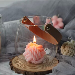 3D Wollen Ball Design Silicone Mold for Candles and Soaps 5.5 Cm6.5 Cm ...