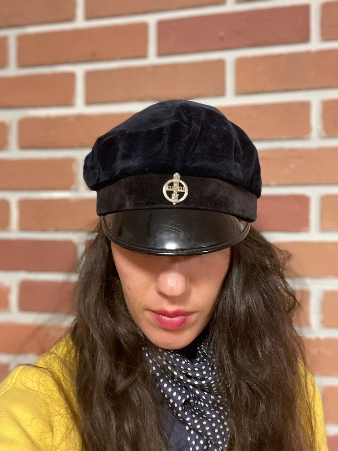 Vintage Hat, Vintage Accessories, English Hat, Old Military Hat, Velvet ...