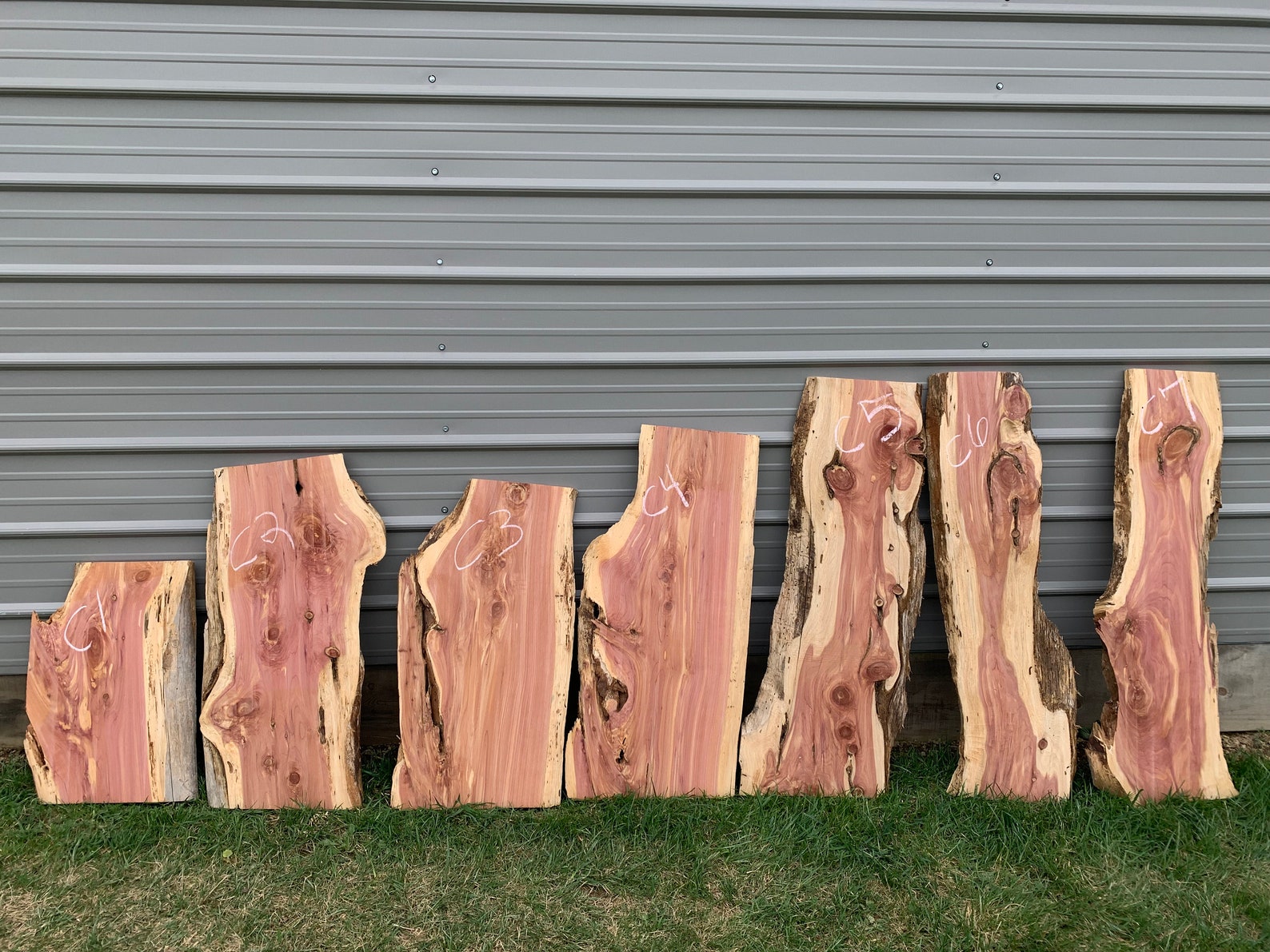 Eastern Red Cedar Slabs/ Live Edge Slabs - Etsy