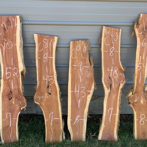 Eastern Red Cedar Slabs/ Live Edge Slabs - Etsy