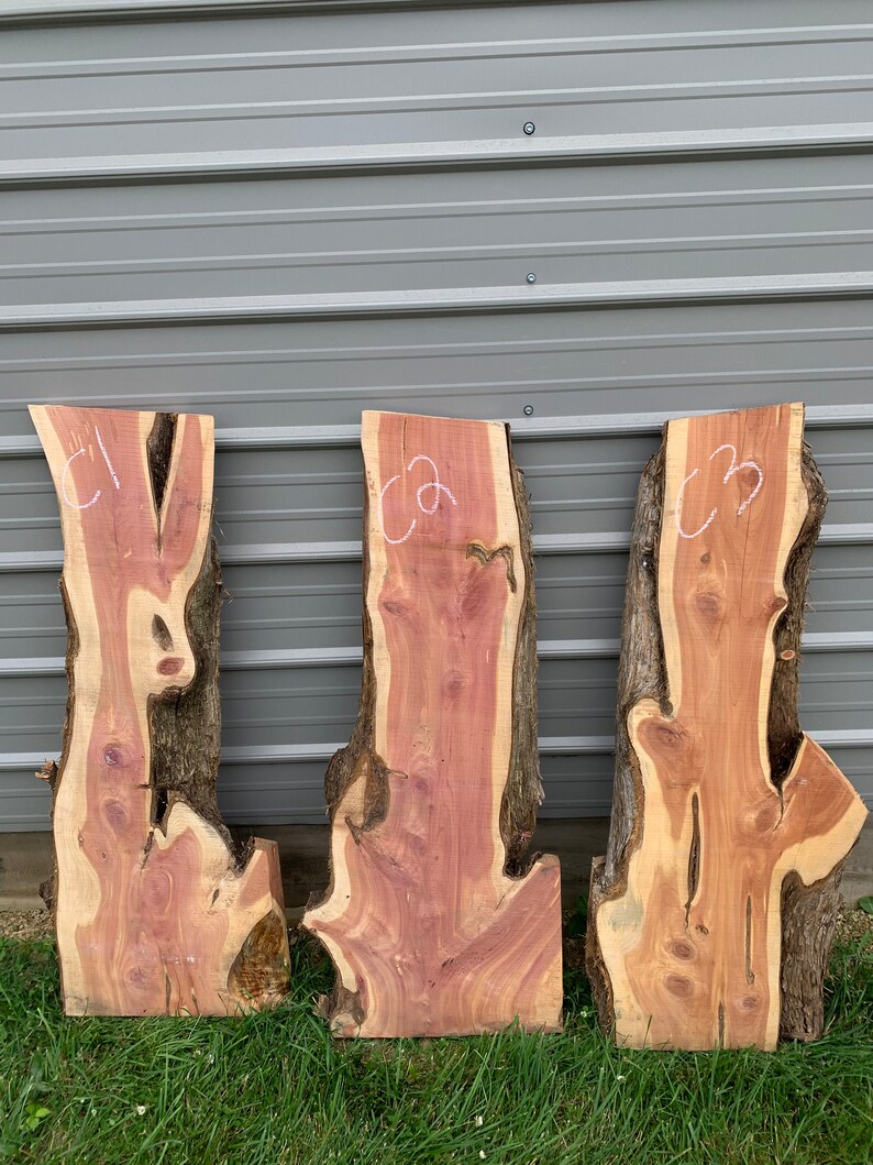 Eastern Red Cedar Slabs/ Live Edge Slabs - Etsy