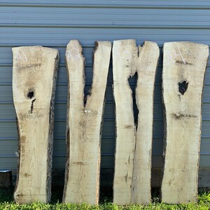 White Ash Slabs/ Live Edge Slabs/ Live Edge - Etsy