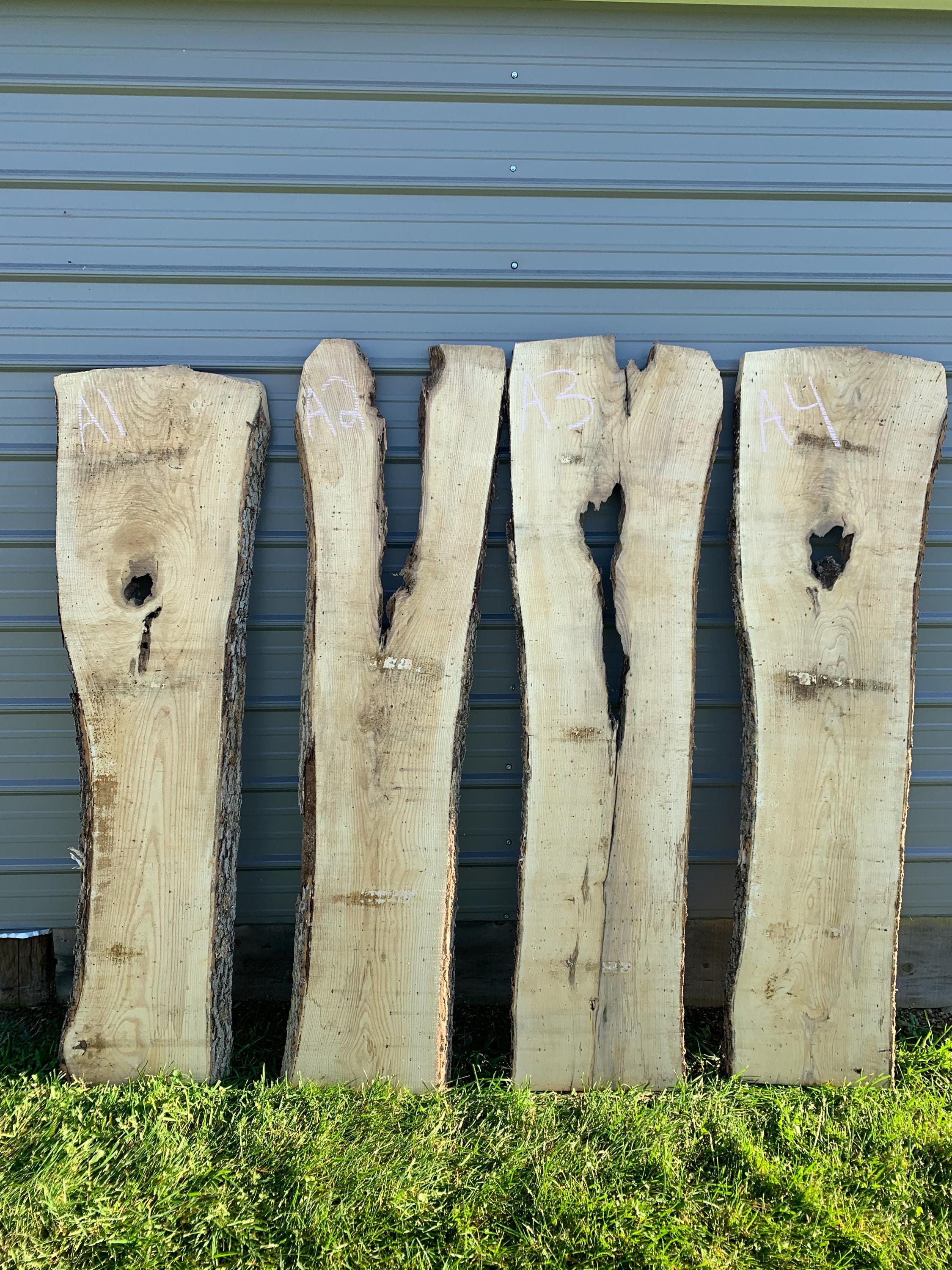 White Ash Slabs/ Live Edge Slabs/ Live Edge - Etsy