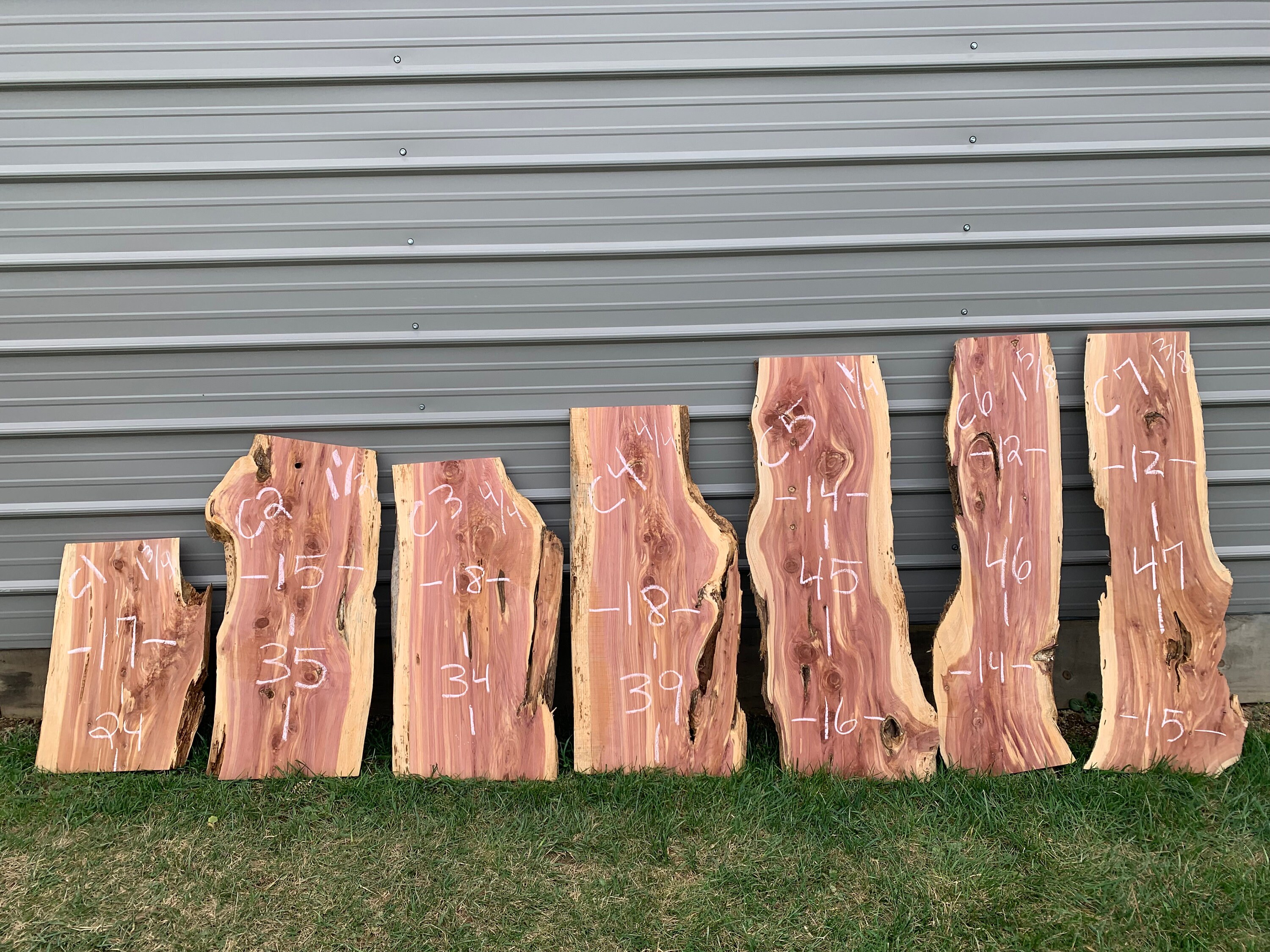 Eastern Red Cedar Slabs/ Live Edge Slabs - Etsy