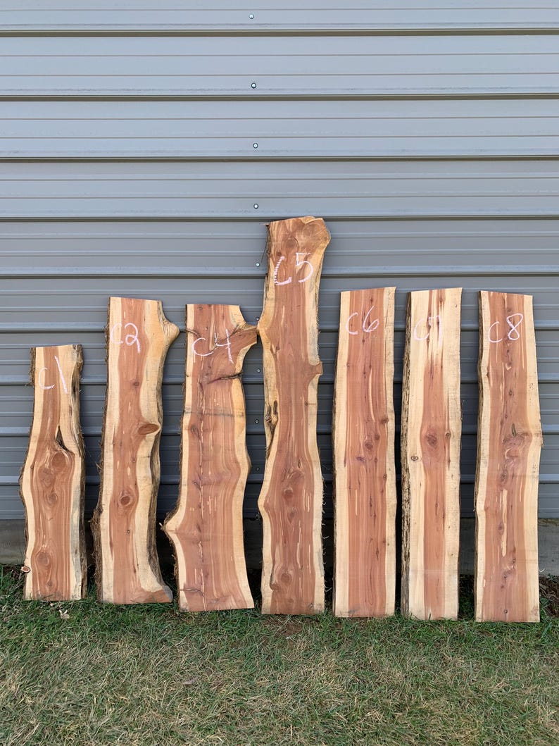 Eastern Red Cedar Slabs/ Live Edge Slabs - Etsy