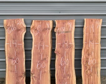 Eastern Red Cedar Slabs/ Live Edge Slabs - Etsy