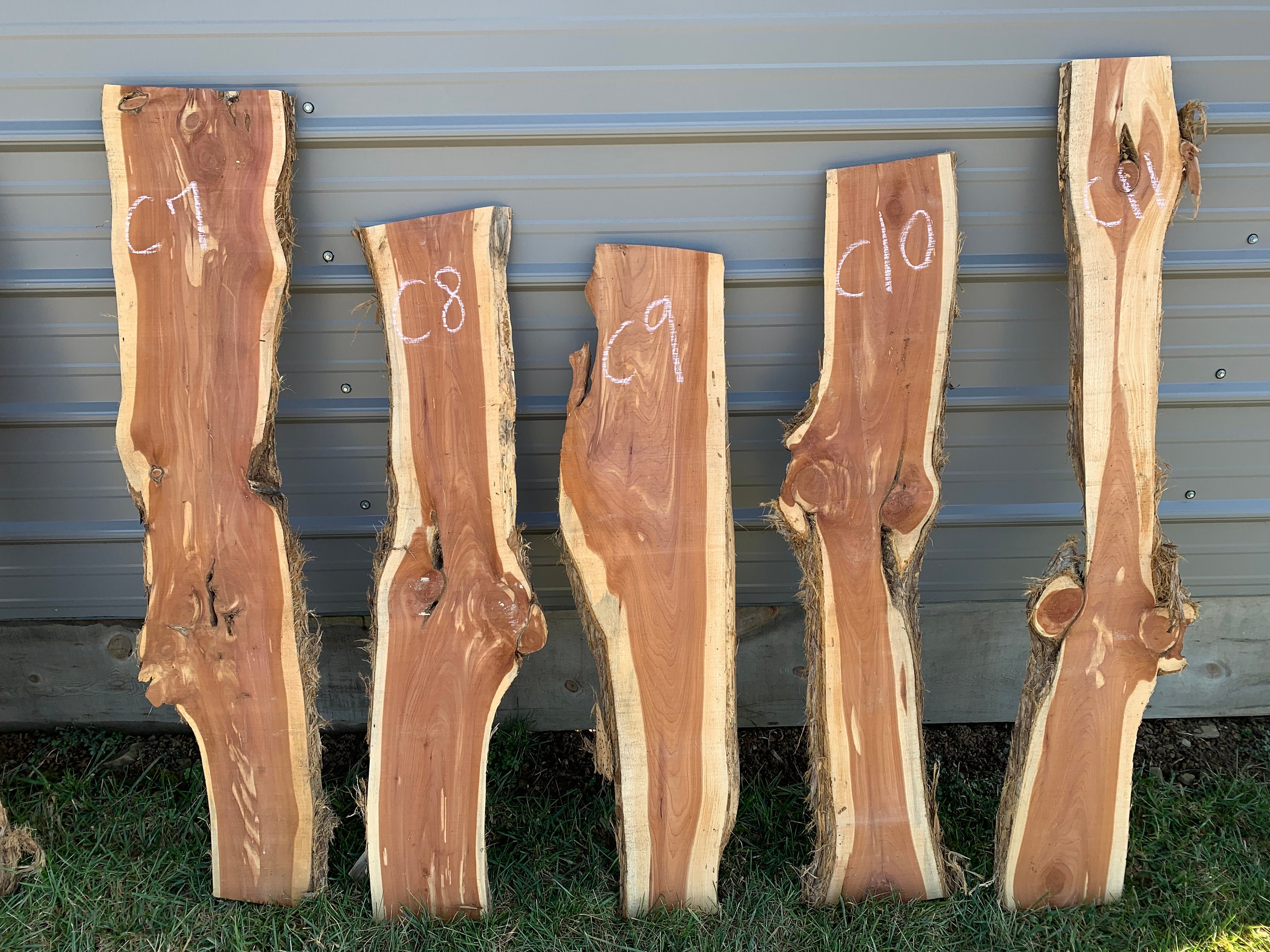 Eastern Red Cedar Slabs/ Live Edge Slabs - Etsy