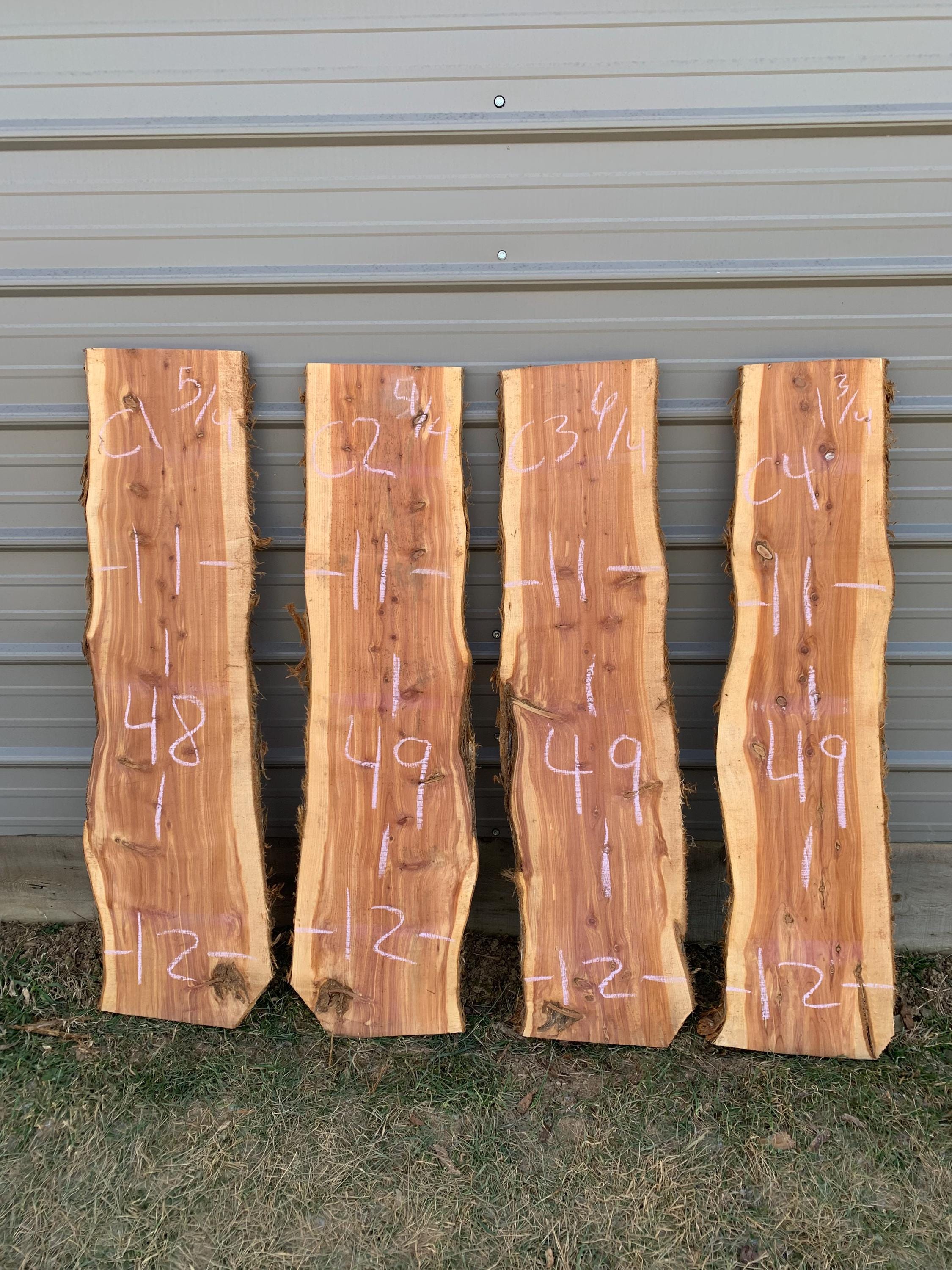 Eastern Red Cedar Slabs/ Live Edge Slabs - Etsy
