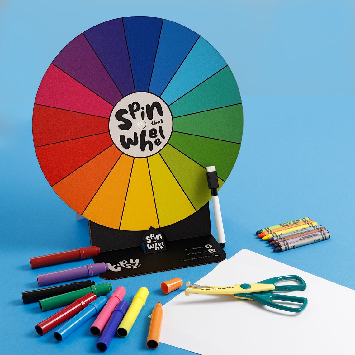 Colourful Spinning Wheel Game! - Etsy UK