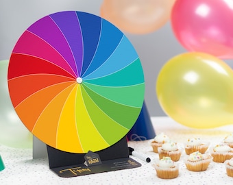 Colourful Spinning Wheel Game - Etsy UK