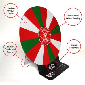 Customisable Christmas Spinning Wheel - Interactive Holiday Party Game ...