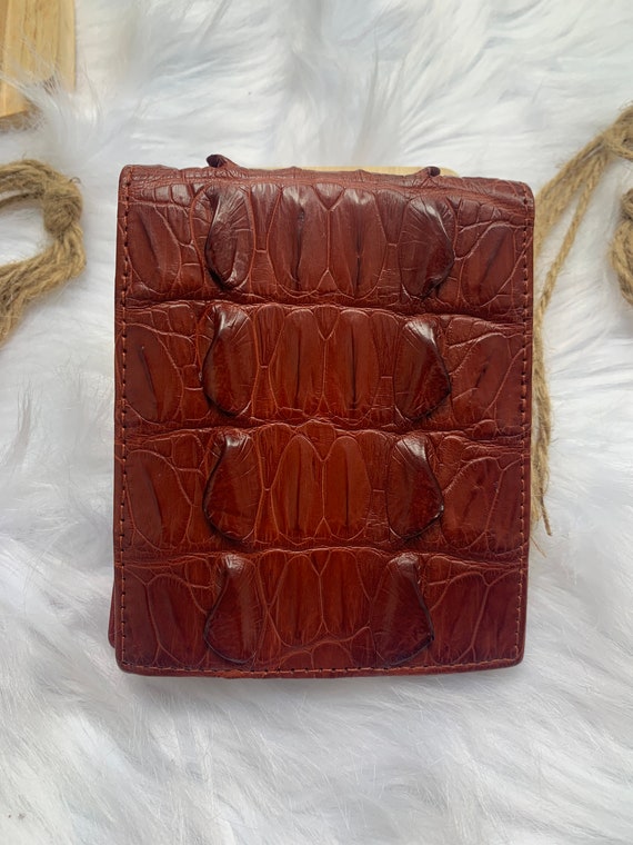 Brown Genuine Al-li Wallet for Men Leather Wallet for Men - Etsy