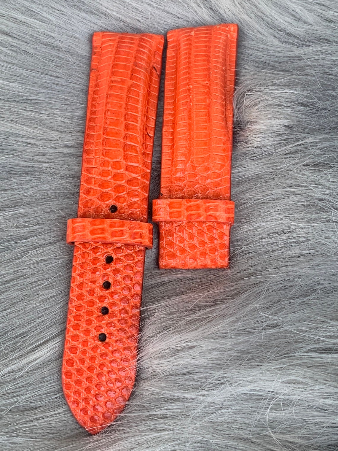 Lizard Leather Watch Strap Band Gift for Him Leather Watch - Etsy