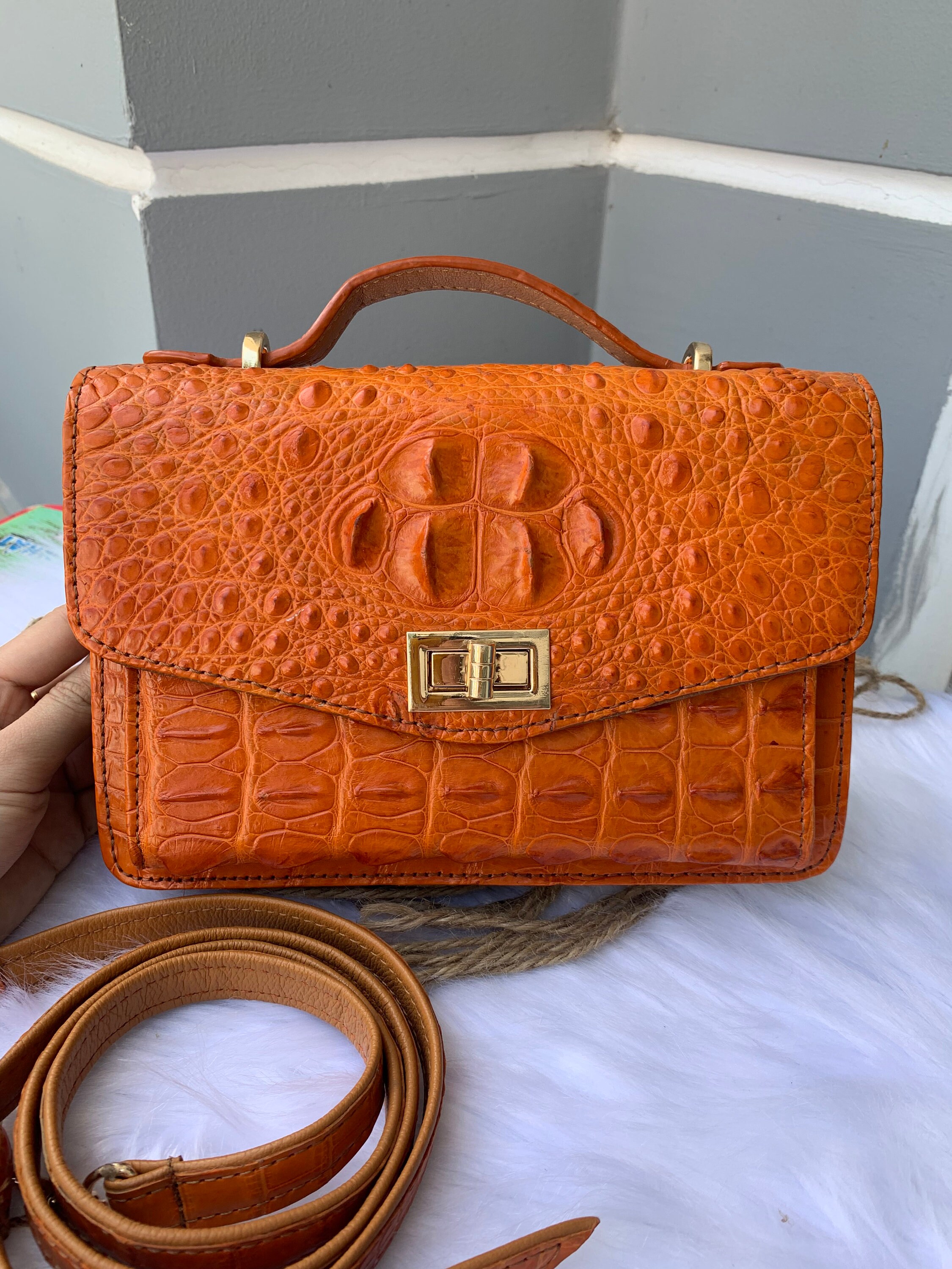Genuine Leather Bag Etsy Canada