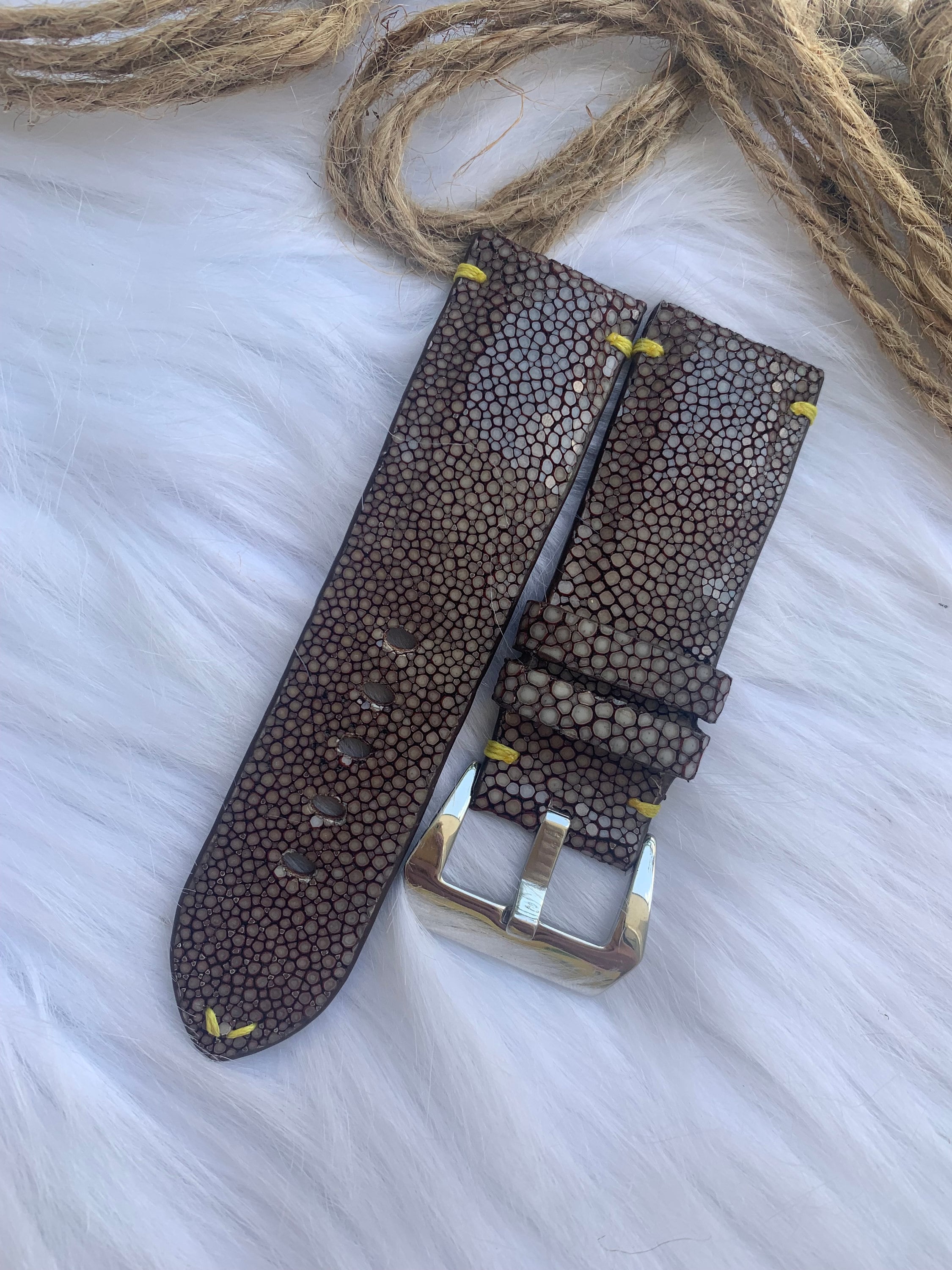 Stingray leather Watch Strap Band leather watch bands | Etsy