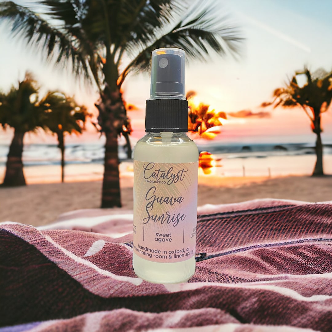 Guava Sunrise Room/linen/car Spray Natural Odor Eliminating, Strong ...