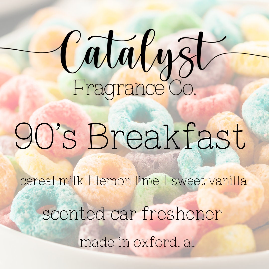 90s Breakfast Car Freshie Highly Scented Car Freshy Cereal Milk, Lemon ...