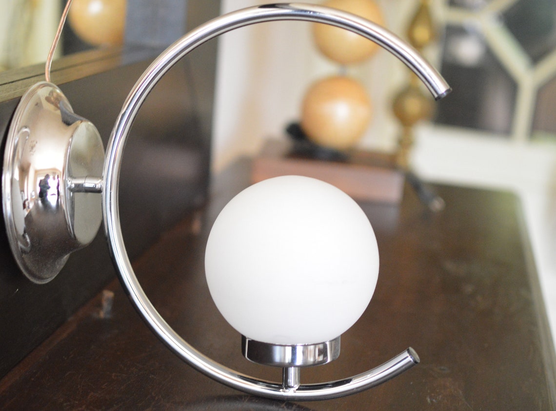 Vintage Space Age Atomic Wall Lamp 1970 - Etsy