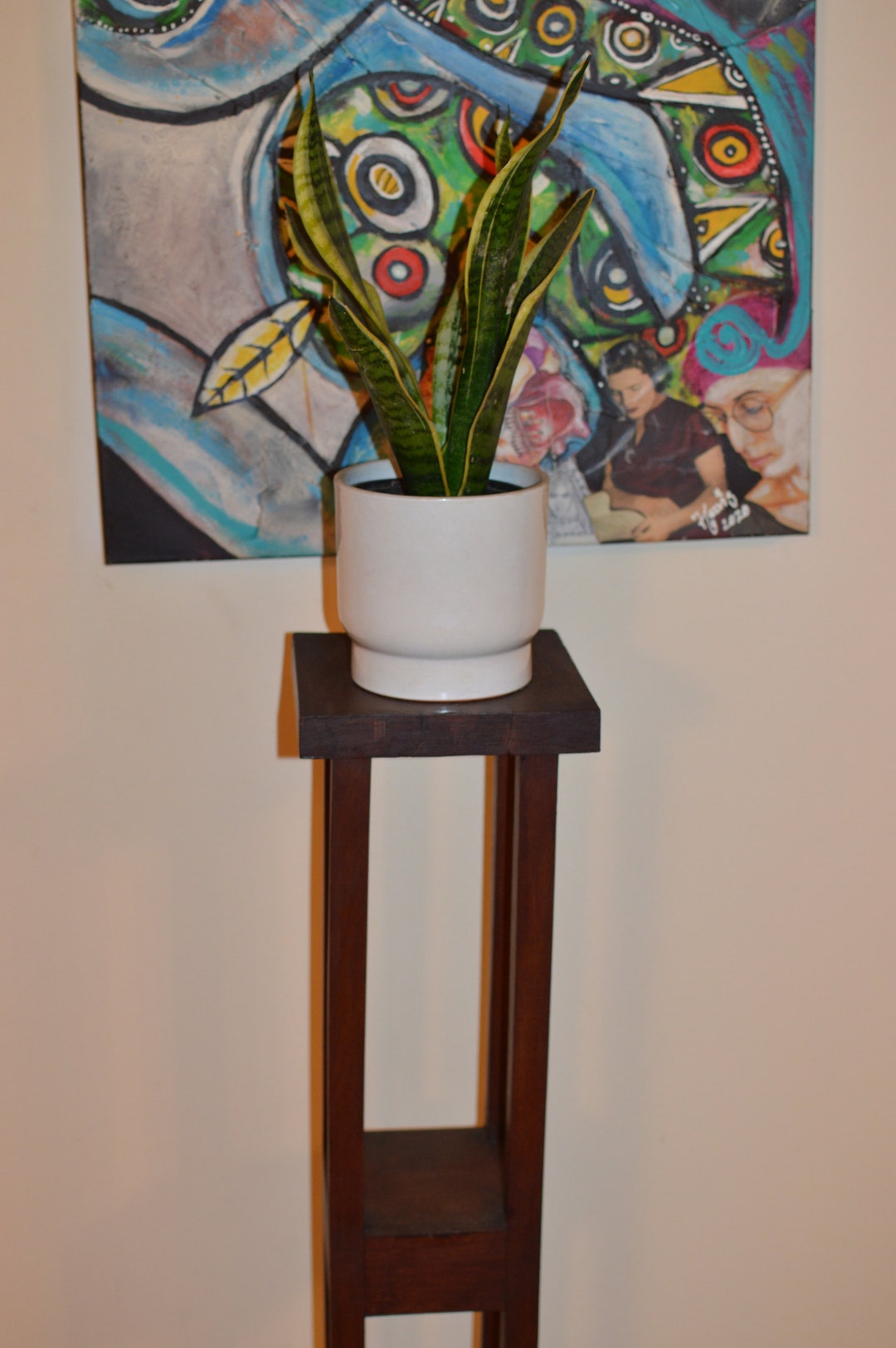 Vintage Eood Plant Column/support - Etsy