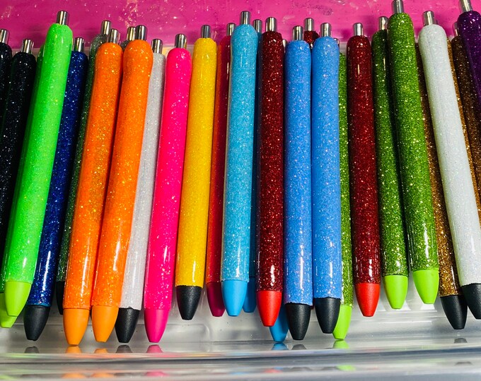 OOPSIE Glitter Pens, Handmade, Inkjoy, Papermate, Color Pens, Office ...
