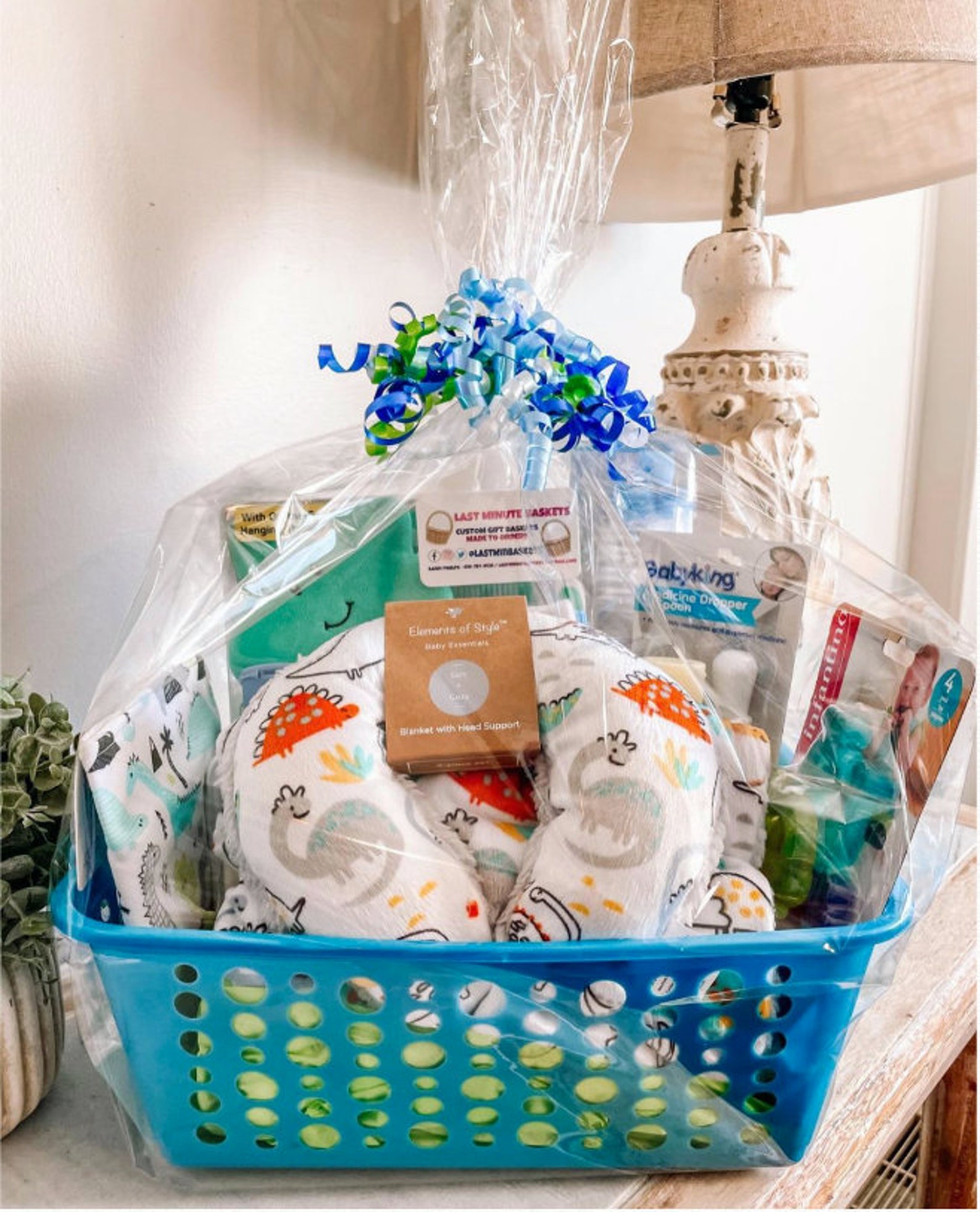Baby Shower Welcome Baby Gift Basket - Etsy