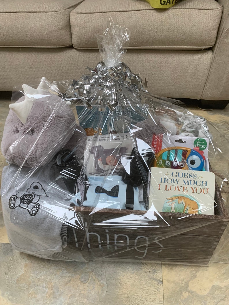 Baby Shower Welcome Baby Gift Basket - Etsy
