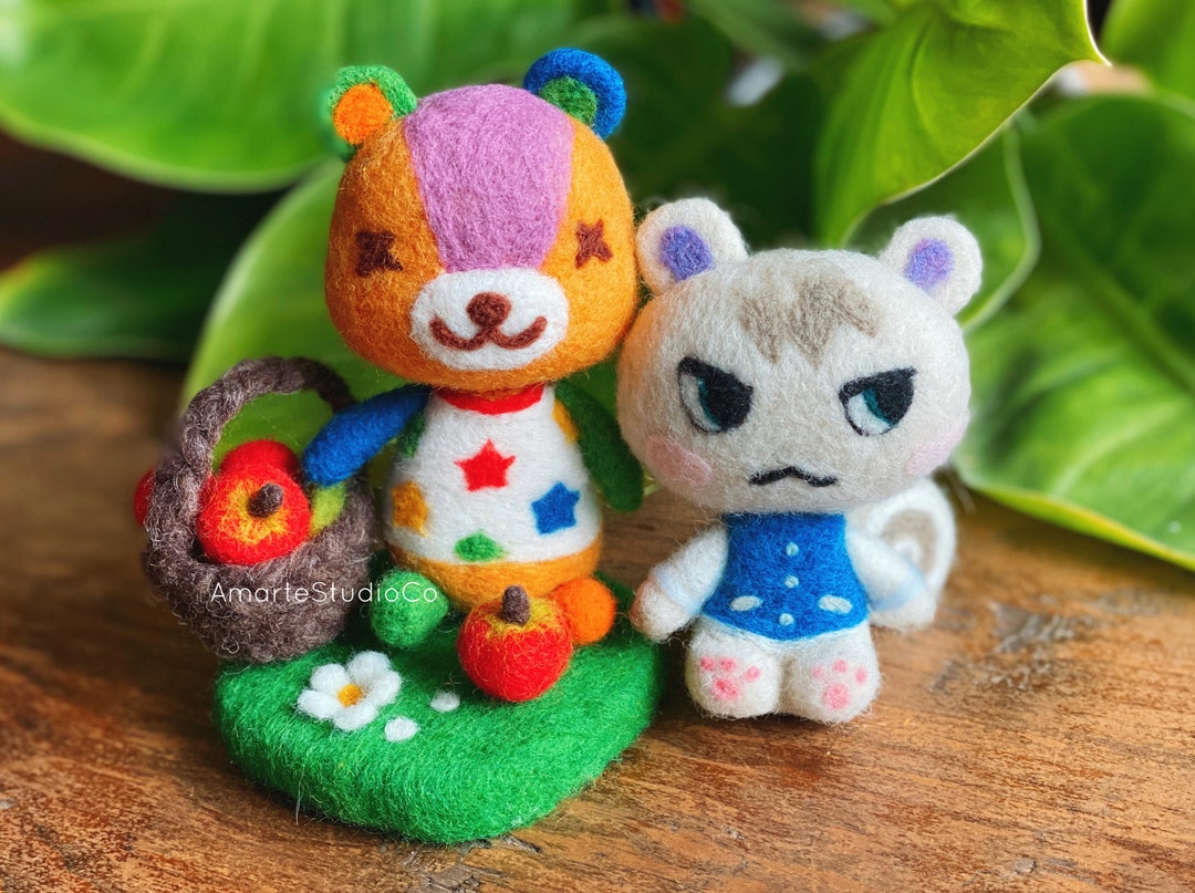 Animal Crossing Wool Plushie With Accessory Choice/ ACNH Villagers Toy ...