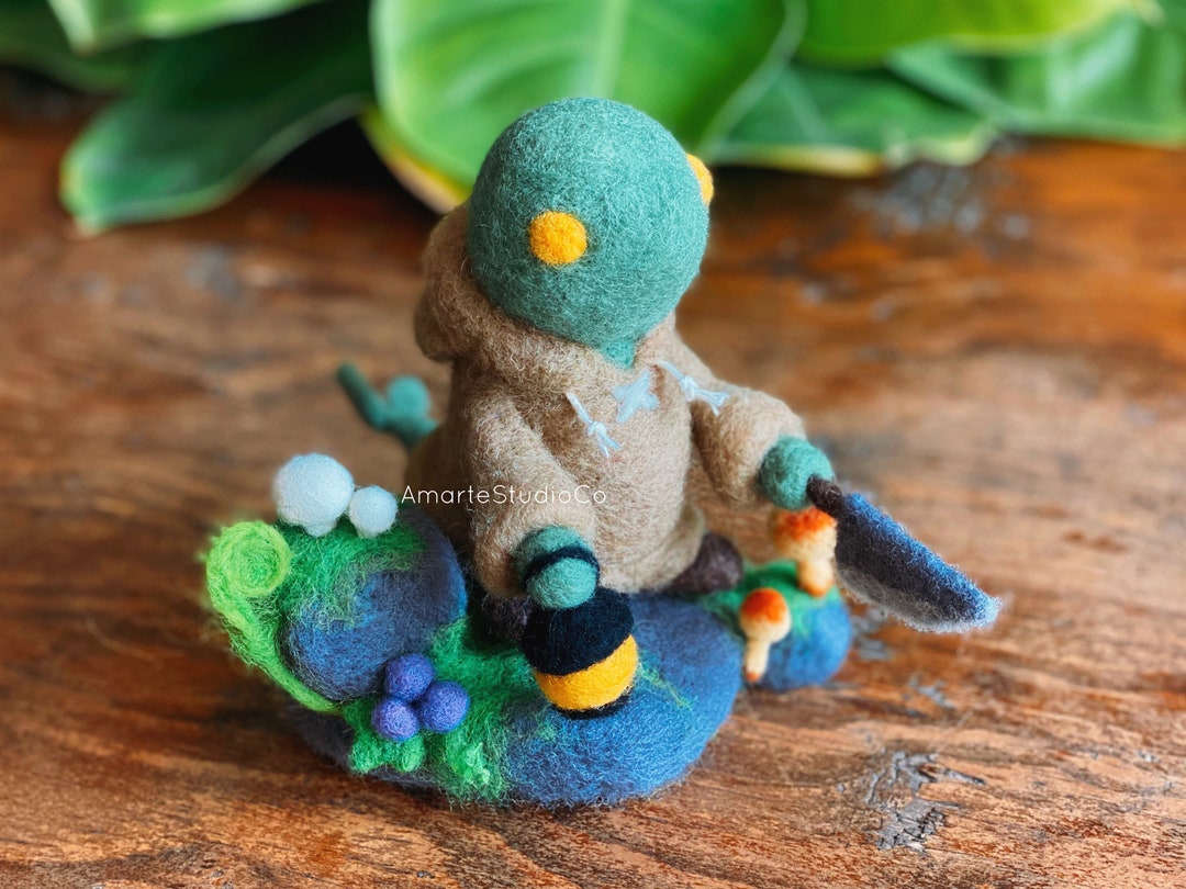 Final Fantasy Tonberry Minion Wool Plushie/ffxiv Tonberry Felt Plush - Etsy