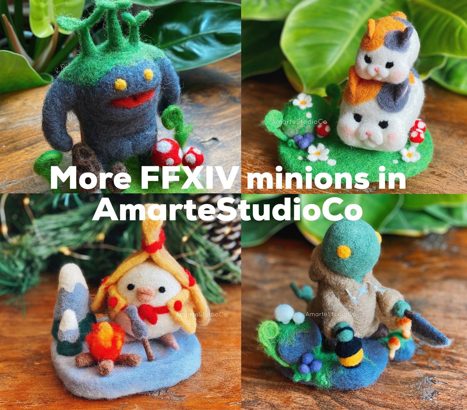 Final Fantasy XIV Odder Otter Minion Wool Plushie / FFXIV Handmade ...