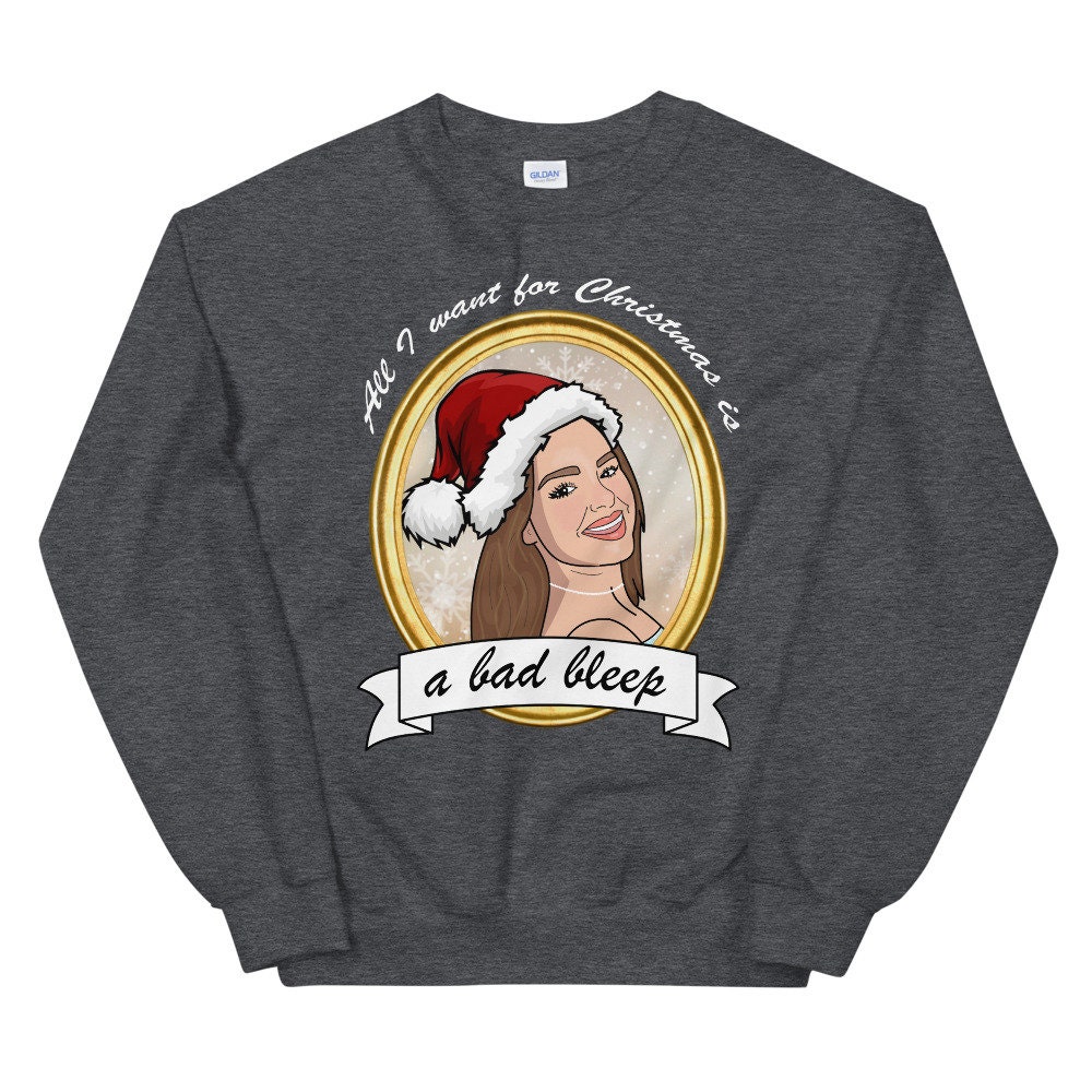 Addison Rae Bad Bleep Tik Tok Ugly Christmas Sweater - Etsy