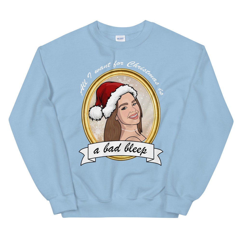 Addison Rae Bad Bleep Tik Tok Ugly Christmas Sweater - Etsy