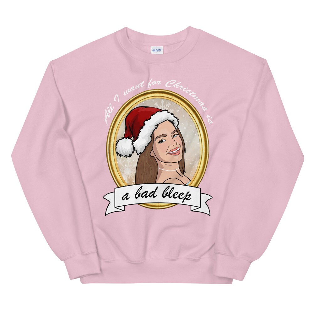 Addison Rae Bad Bleep Tik Tok Ugly Christmas Sweater - Etsy