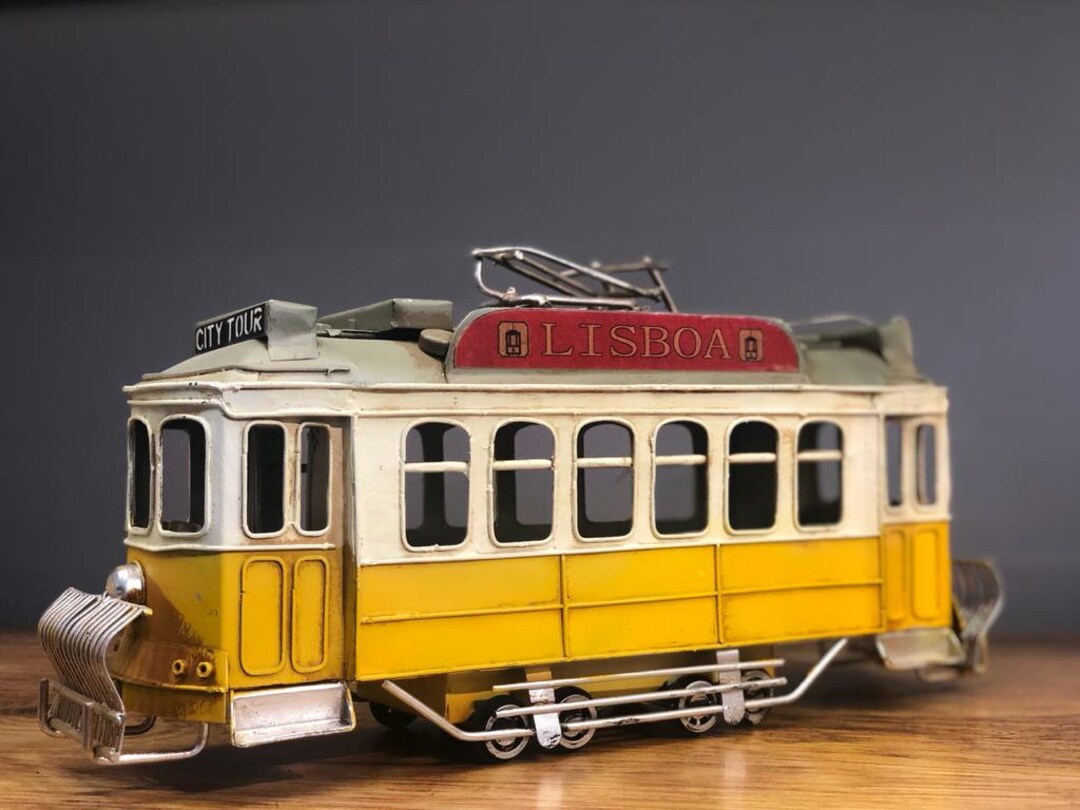 Metal Old Bus Model Yellow City Tour LISBOA Bus - Etsy