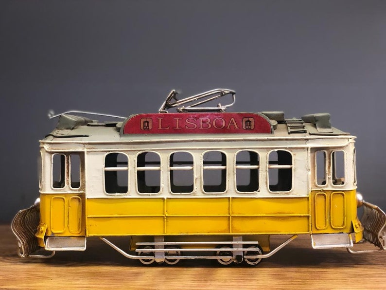 Metal Old Bus Model Yellow City Tour LISBOA Bus - Etsy
